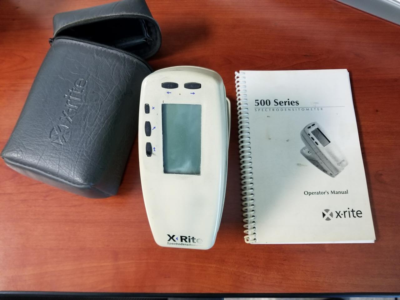 Lot #56: X-Rite Spectrodensitometer 500 Series - Gardena, CA - WireBids